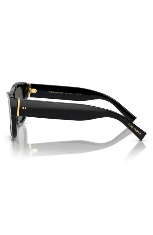 Dolce & Gabbana 52mm Tinted Square Sunglasses