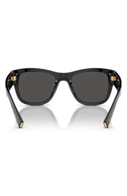 Dolce & Gabbana 52mm Tinted Square Sunglasses