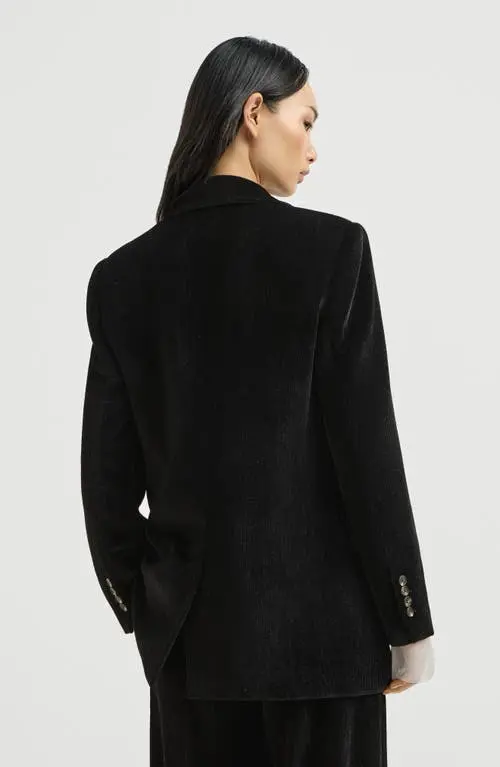 Brunello Cucinelli Sparkling Corduroy Blazer With Monili