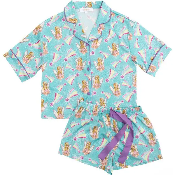 SUNSHINE SOCIETY Silky Short Sleeve Short