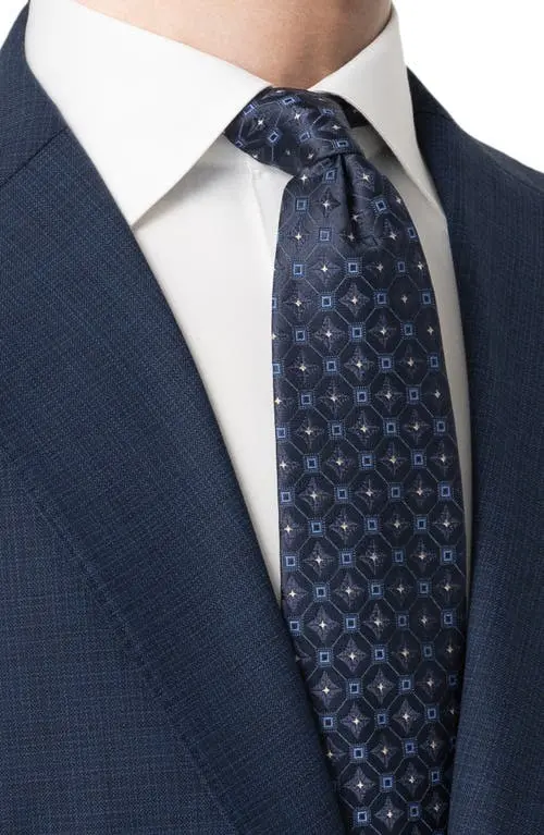 Eton Medallion Woven Silk Tie