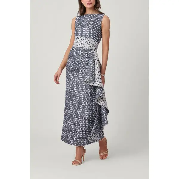 Shoshanna Trinity Jacquard Catherine Dress