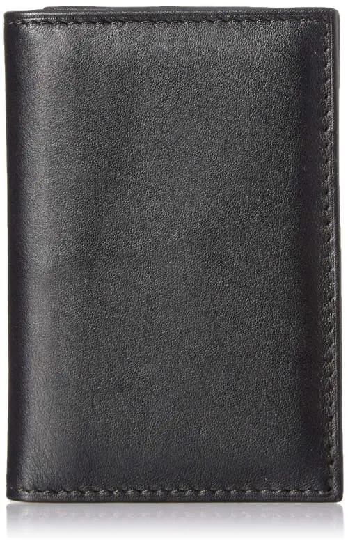 Bosca Leather Card Case - Black