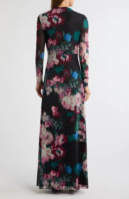Anne Klein Twist Front Maxi Dress