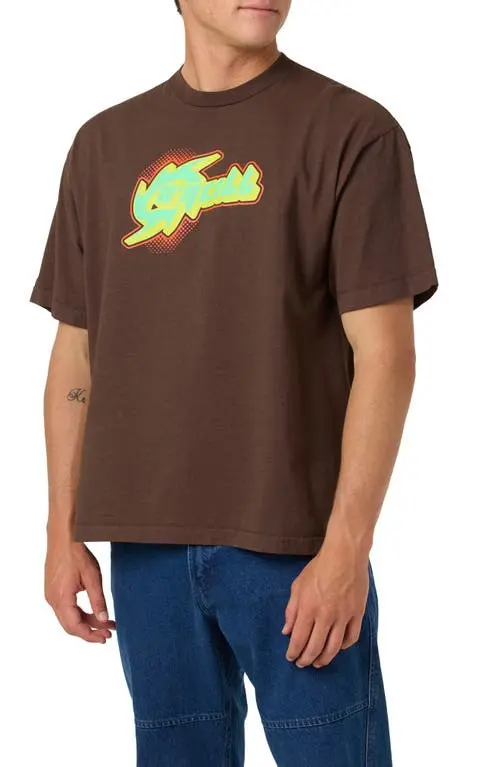 O'Neill Peeling Boxy Cotton Graphic T-shirt - Earth