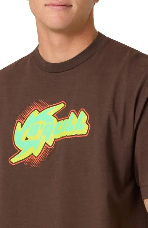 O'Neill Peeling Boxy Cotton Graphic T-shirt - Earth