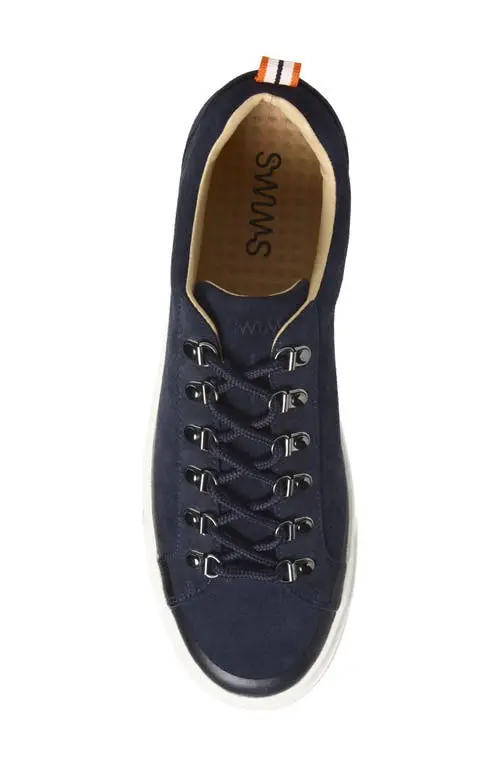 Swims Skog Leather Sneaker - Navy