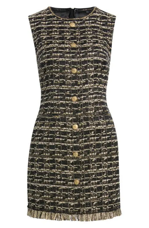 Kobi Halperin Gillian Sleeveless Tweed Dress