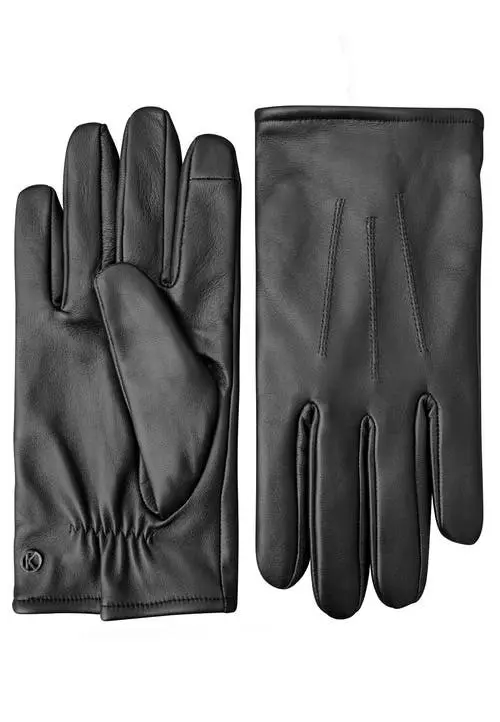 KESSLER Premium Lamb Leather Touchscreen Gloves - Black