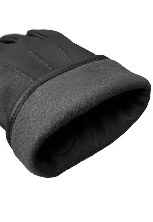KESSLER Premium Lamb Leather Touchscreen Gloves - Black