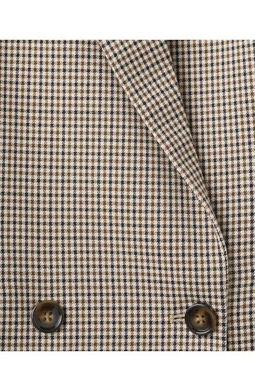 Mango Charlott Micro Houndstooth Check Blazer