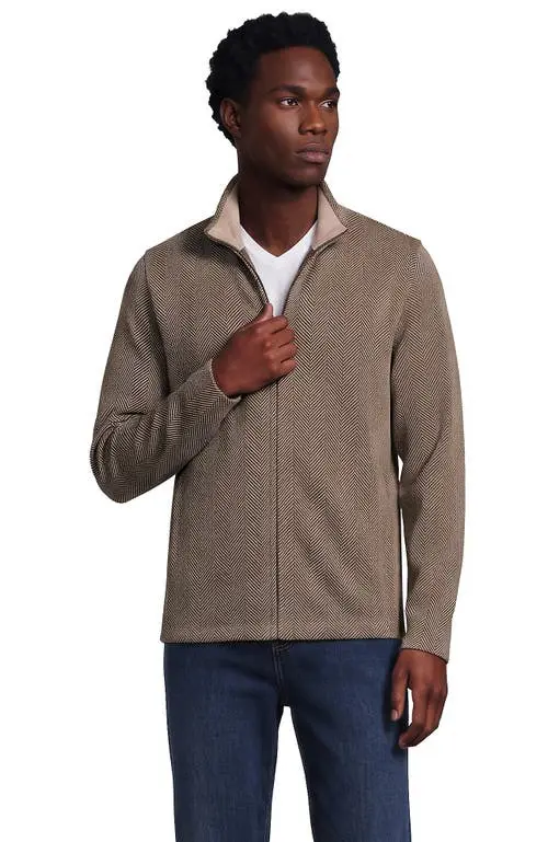 LANDS' END Bedford Rib Full Zip