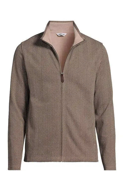 LANDS' END Bedford Rib Full Zip