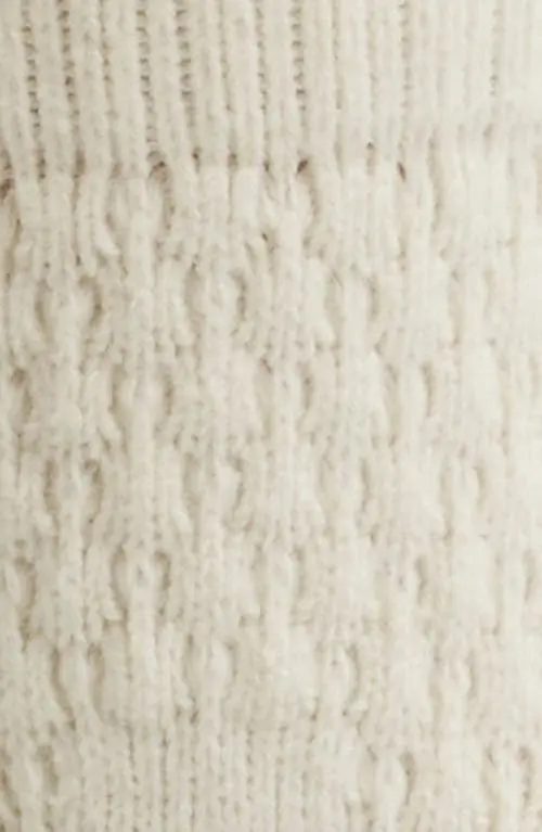 Hue Bubbled Boot Socks - Ivory