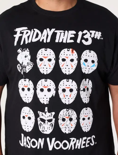 TRUE NATION BY DXL Big & Tall Friday The 13th Graphic Tee - Black