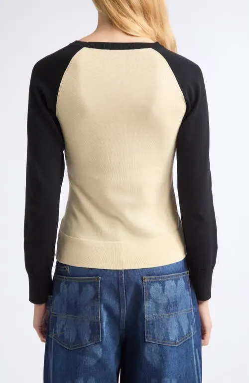 PAOLINA RUSSO Warrior Raglan Cotton Sweater