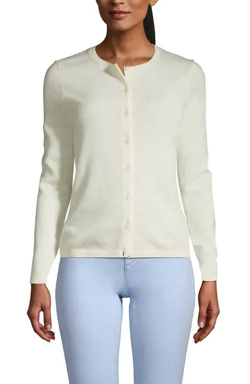 LANDS' END Cashmere Cardigan Sweater