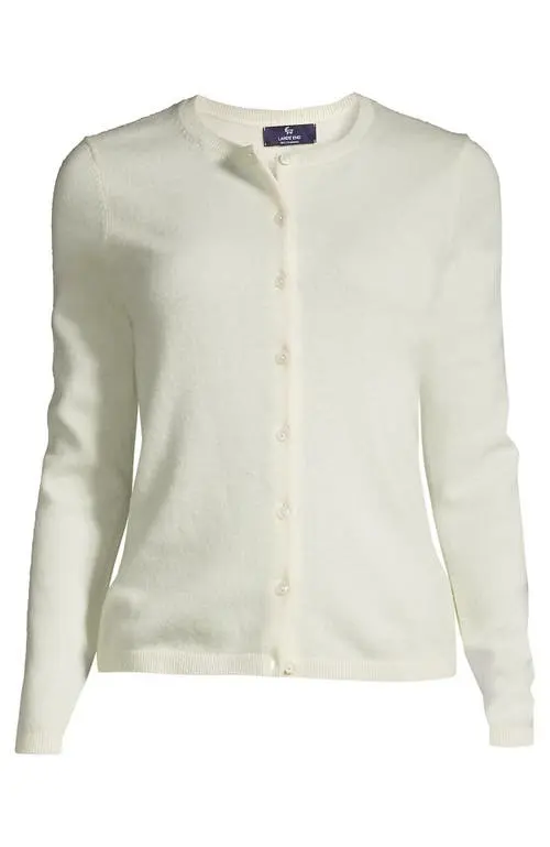 LANDS' END Cashmere Cardigan Sweater