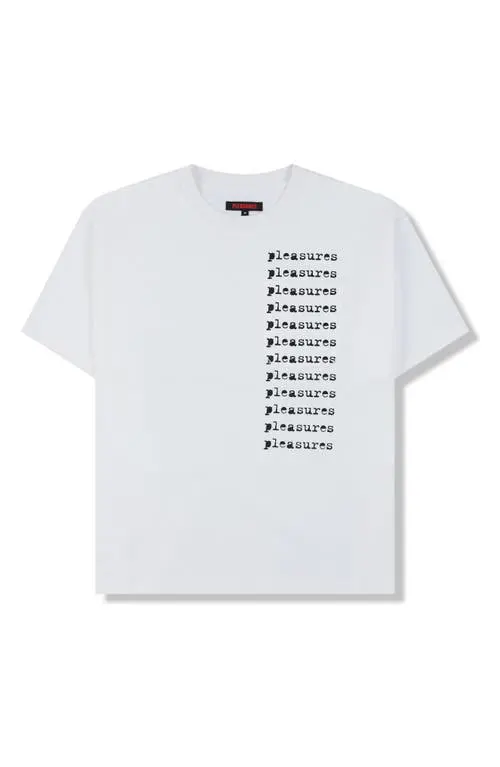 PLEASURES Slip Heavyweight Cotton T-shirt