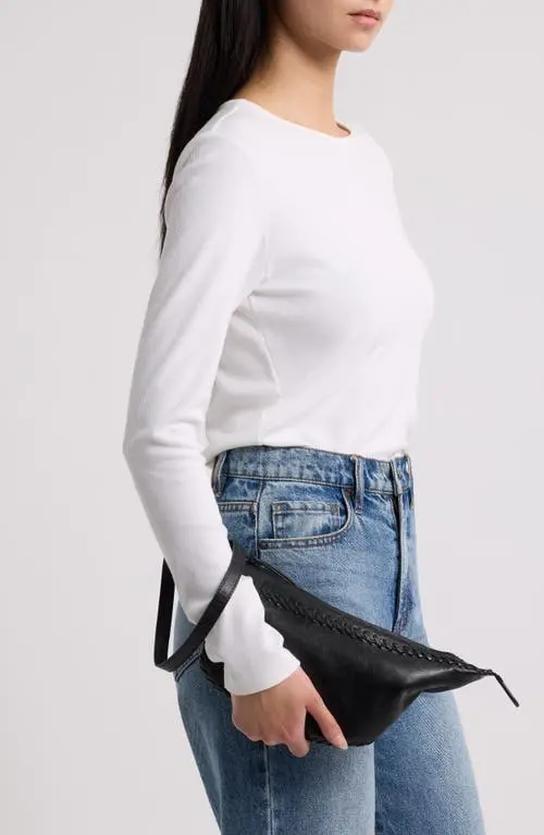 ALLSAINTS Esme Micro Whipstitch Leather Handbag