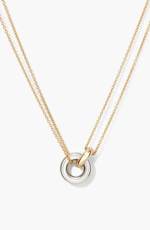Mejuri Linked Necklace - Gold/silver