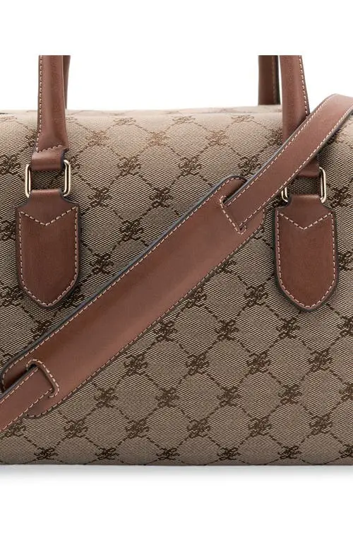 Mango Logo Jacquard Bowling Bag
