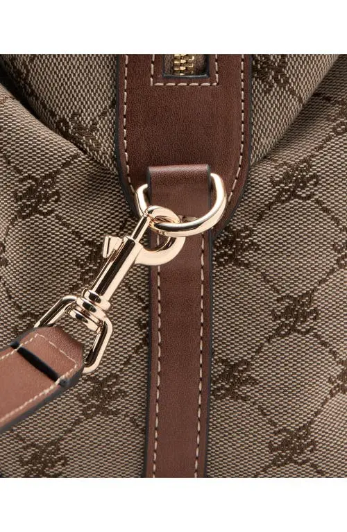 Mango Logo Jacquard Bowling Bag