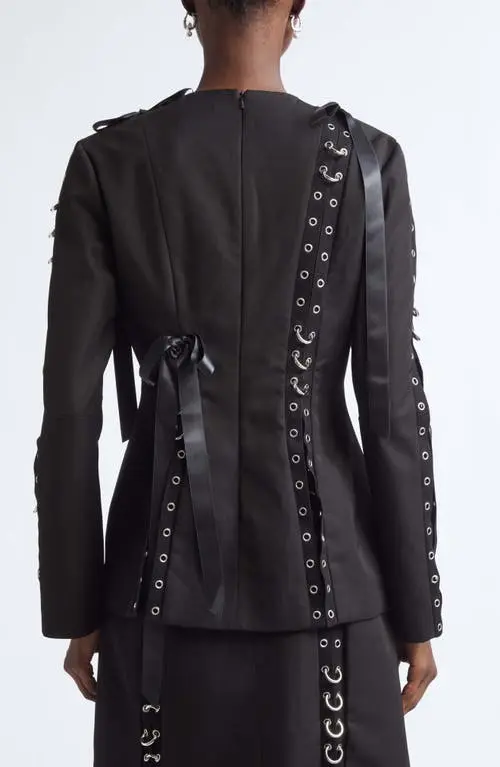 Simone Rocha Grommet Ring Sculpt Top