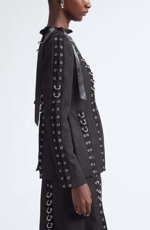 Simone Rocha Grommet Ring Sculpt Top