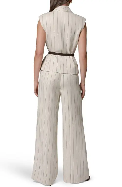 Donna Karan New York Sleeveless Belted Vest - Flax/canyo