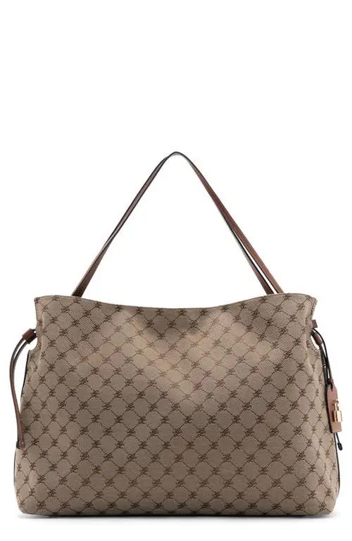 Mango Jacquard Faux Bucket Bag