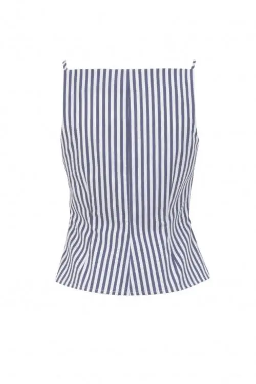 EXQUISE Emberly Spaghetti Bustier Blouse