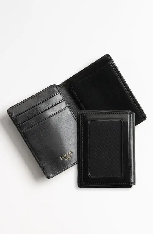 Bosca Old Leather Front Pocket Id Wallet