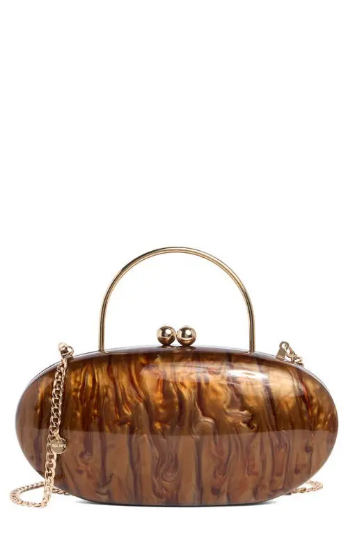 OLGA BERG Imelda Acrylic Top Handle Bag