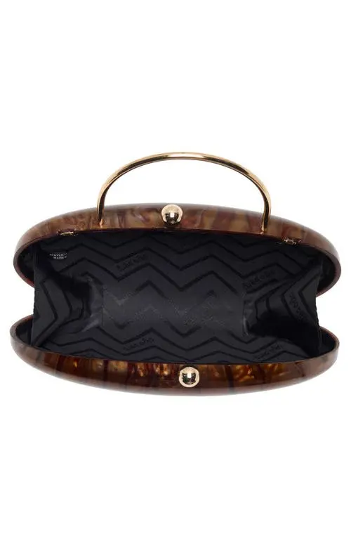 OLGA BERG Imelda Acrylic Top Handle Bag