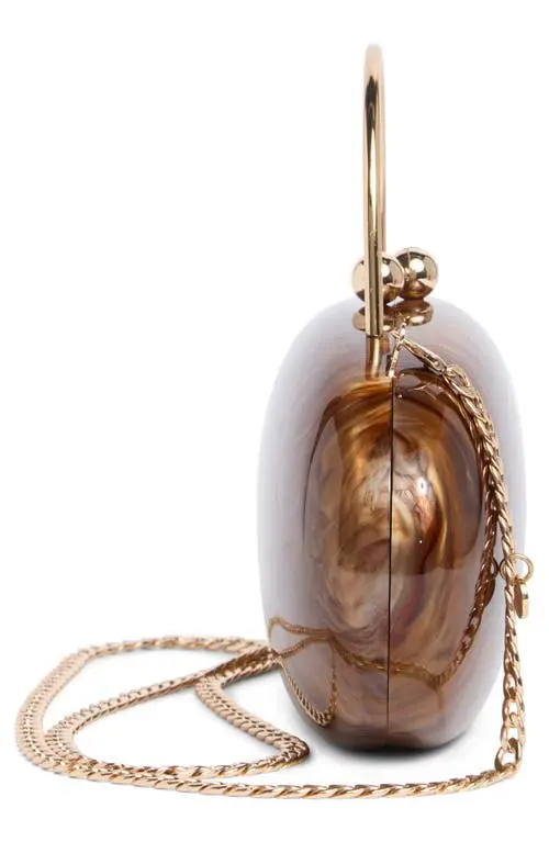 OLGA BERG Imelda Acrylic Top Handle Bag