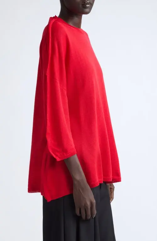 Comme Des Garçons 12 Gauge Acrylic And Wool Sweater - Red