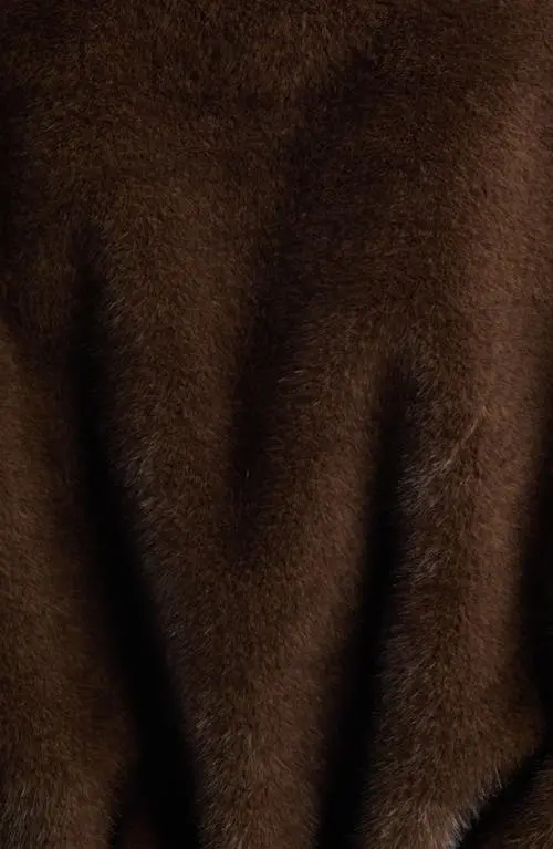 Stella McCartney Plush Faux Fur Bomber Jacket