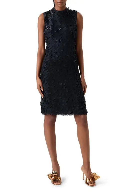 Akris Layered Organza Tile Sheath Dress