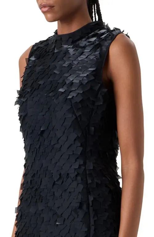 Akris Layered Organza Tile Sheath Dress