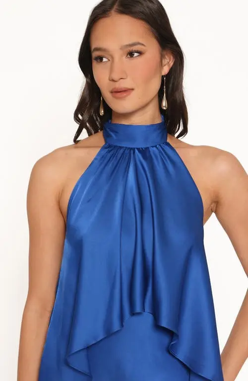 PETAL & PUP Nyomi Tiered High Neck Maxi Dress