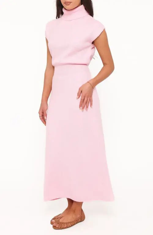 PETAL & PUP Avalon Turtleneck Midi Dress