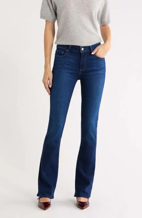 Paige Manhattan High Waist Bootcut Jeans - Straight A