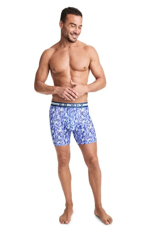 JOCKEY Stability Pouch Microfiber 6" Boxer Brief - Scaled Camo