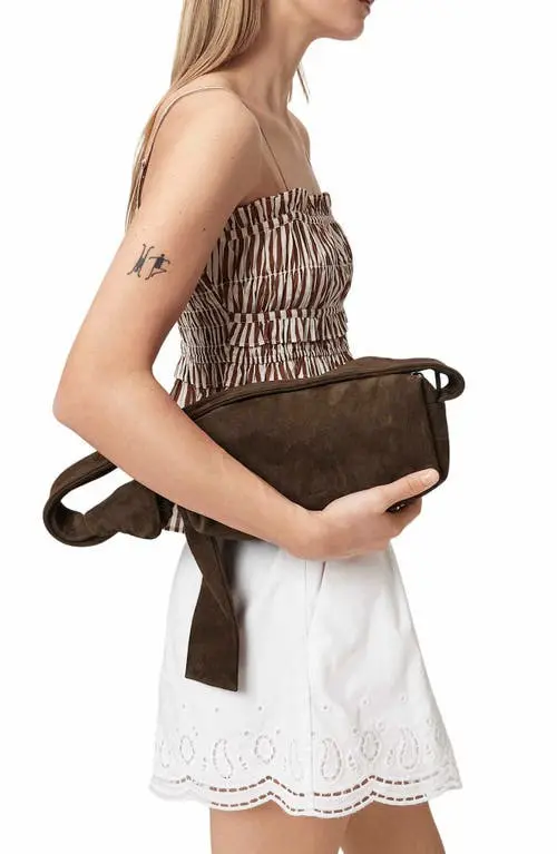 ALLSAINTS Effie Knot Leather Shoulder Bag