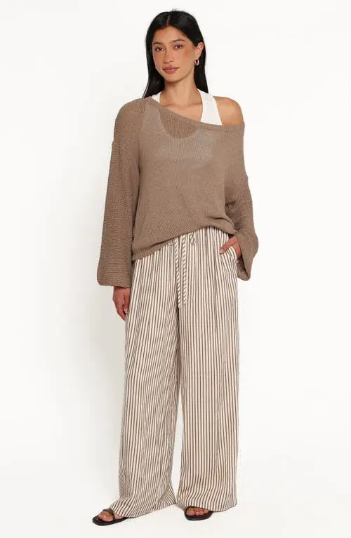 PETAL & PUP Florica Off Shoulder Sweater