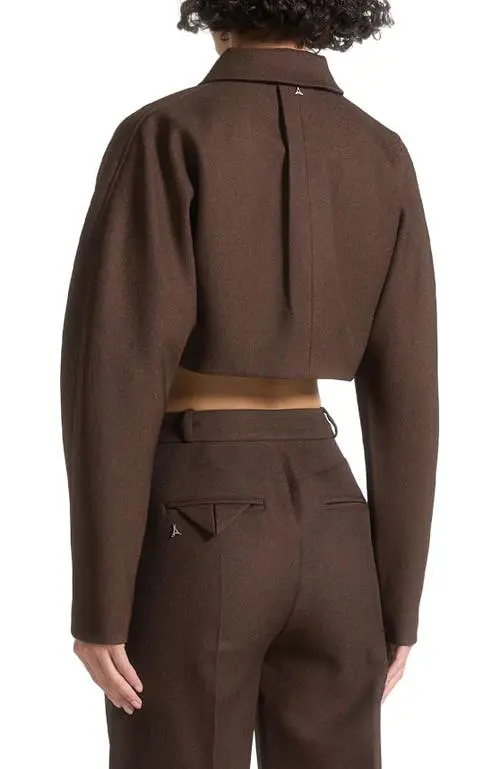Manière De Voir Elya Tailored Super Cropped Jacket