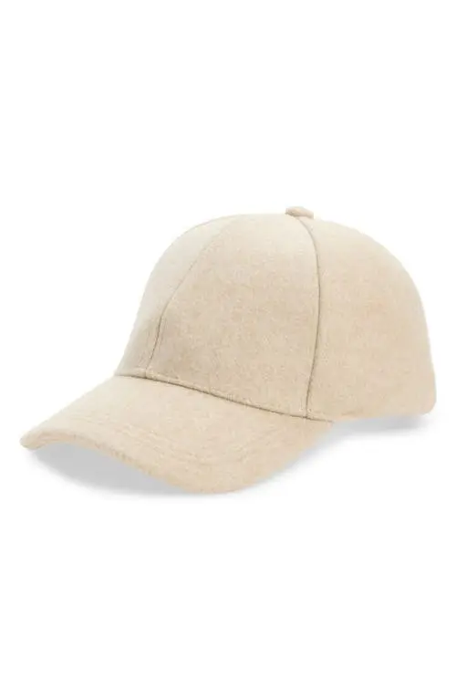 Nordstrom Textured Baseball Cap - Ivory
