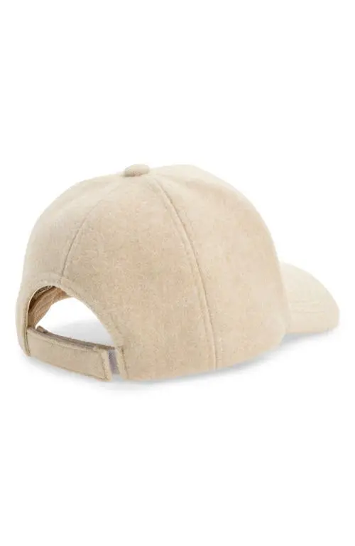 Nordstrom Textured Baseball Cap - Ivory