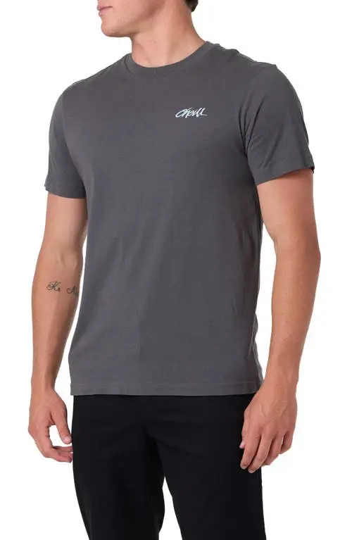 O'Neill Tropics Classic Cotton Graphic T-shirt - Dark Shadow